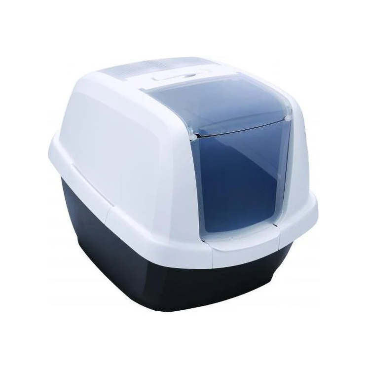 IMAC Maddy White/Anthracite Cat Litter Box – Pets Qatar