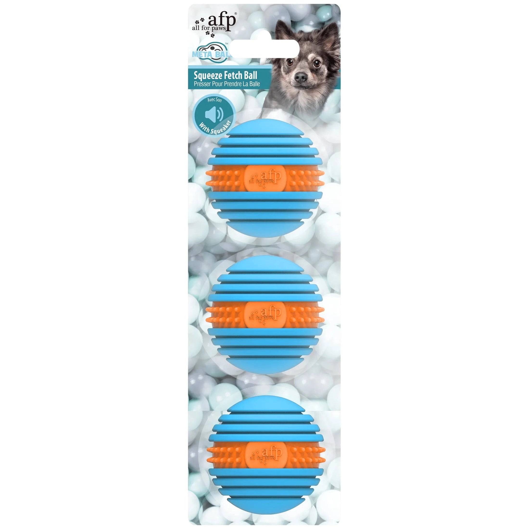 AFP Meta Ball - Squeeze fetch ball 3 pack – Pets Qatar