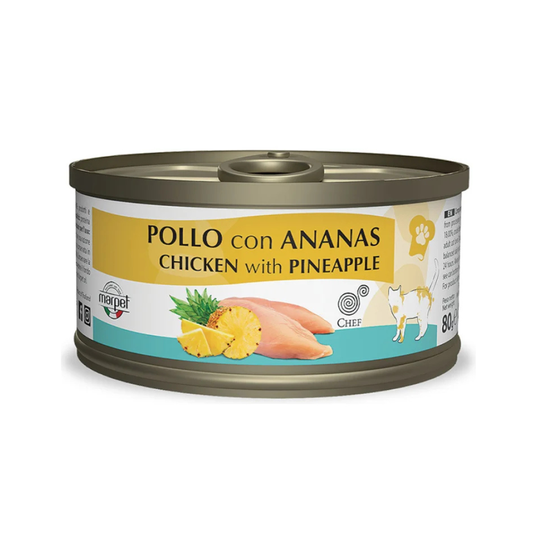 AEQUIL. CHEF chicken/pineapple 80g – Pets Qatar