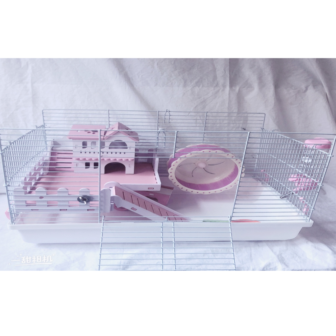 Hamster cage living space powder 47*30*30 cm – Pets Qatar