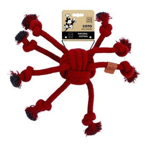 Coto Eco Rope Dog Toys Red Spider 38CM – Pets Qatar