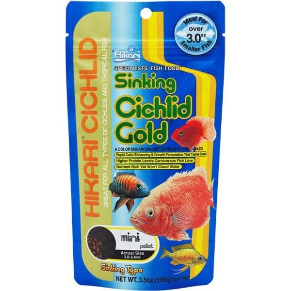 Hikari cichlid gold sinking mini 100G – Pets Qatar