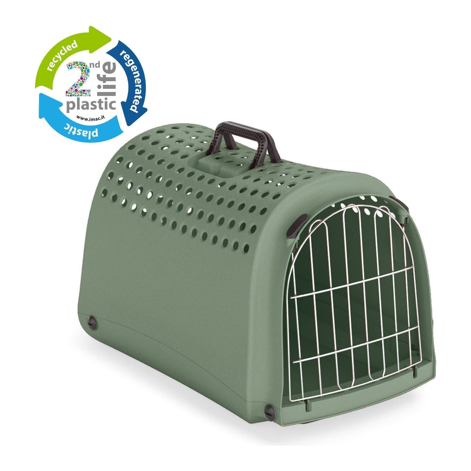 Imac Linus Carrier Imac2Nd Life Plastic imac Green – Pets Qatar