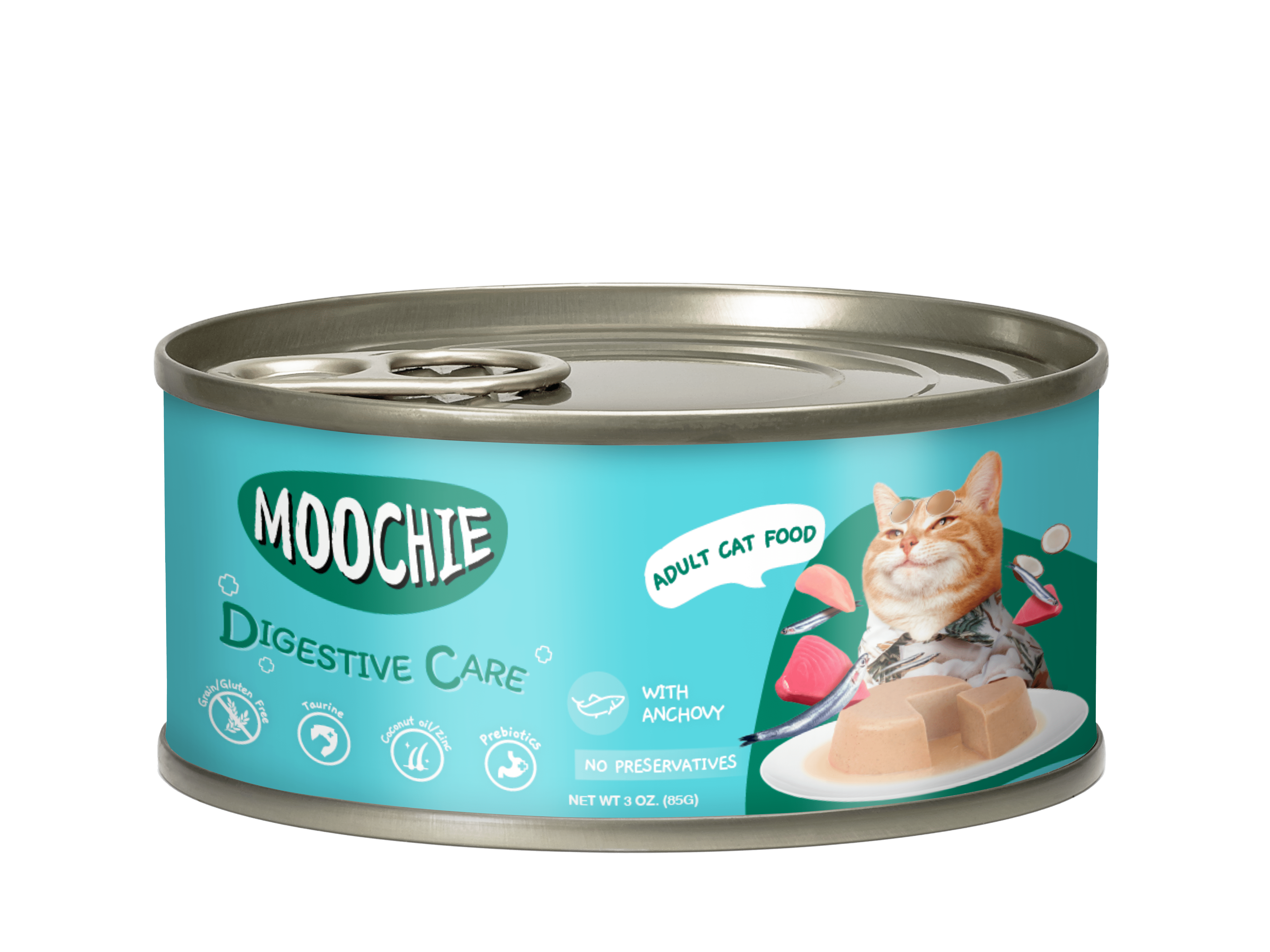 Moochie Cat Food with Anchovy 85g – Pets Qatar