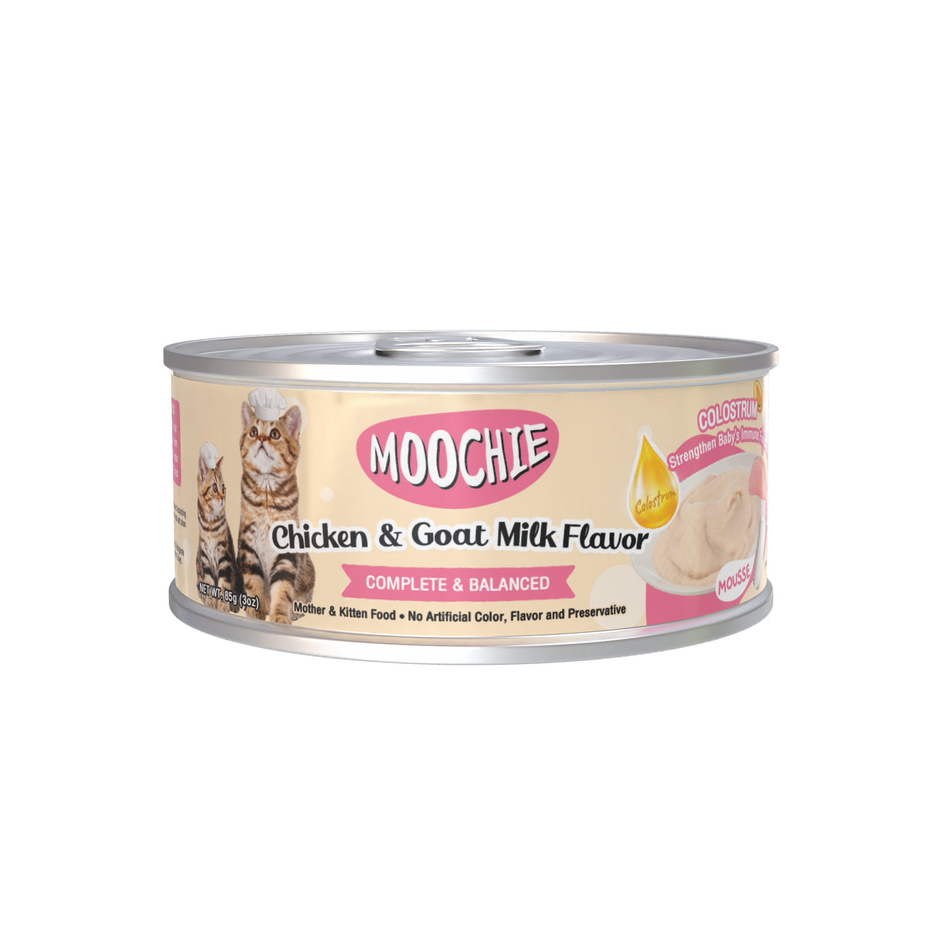 MOOCHIE Mother & Kitten CHICKEN & GOAT MILK FLAVOR 85g – Pets Qatar