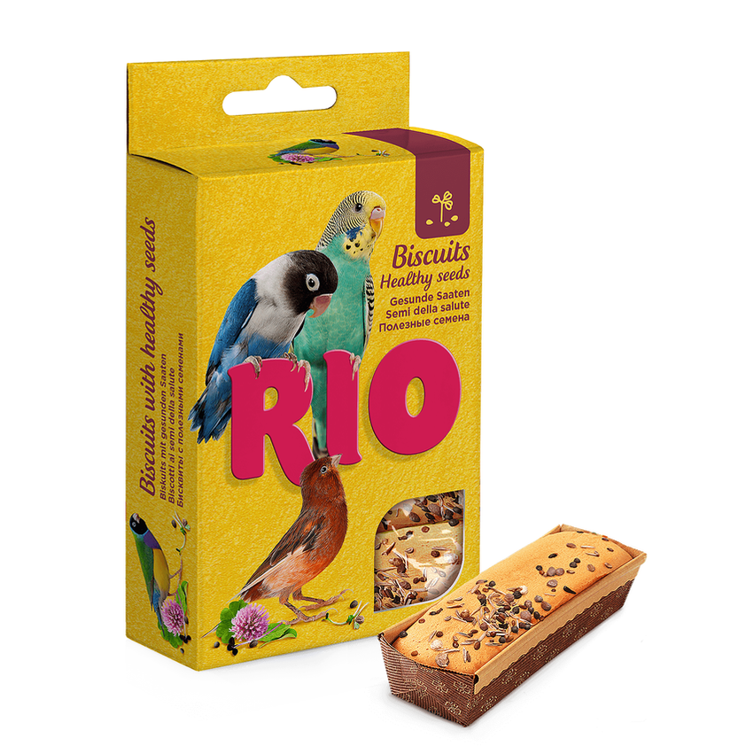 Rio Biscuits For All Birds With Healthy Seeds, 5X7 G – Pets Qatar