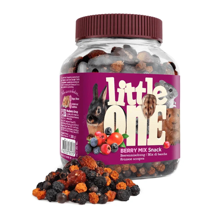 Little One Berry Mix. Snack For All Small Mammals, 200 G – Pets Qatar