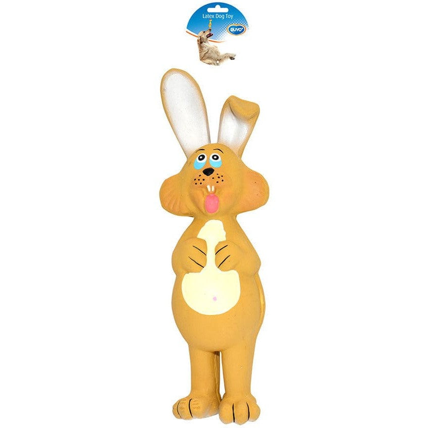 Latex Toy Pop Up Rabbit S - 23x6x7cm Multicolour – Pets Qatar