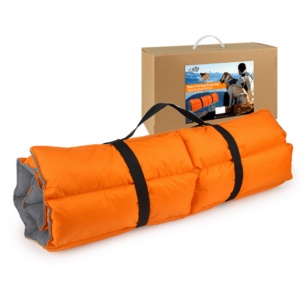 AFP Outdoor - Easy Fold Dog Travel Mat Orange – Pets Qatar
