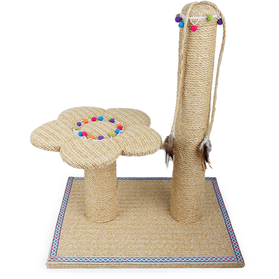 AFP Whisker Fiasta - Flower Cat Scratching Post – Pets Qatar