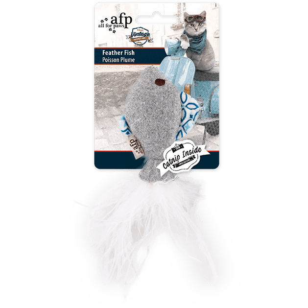 AFP Vintage-Feather Fish – Pets Qatar