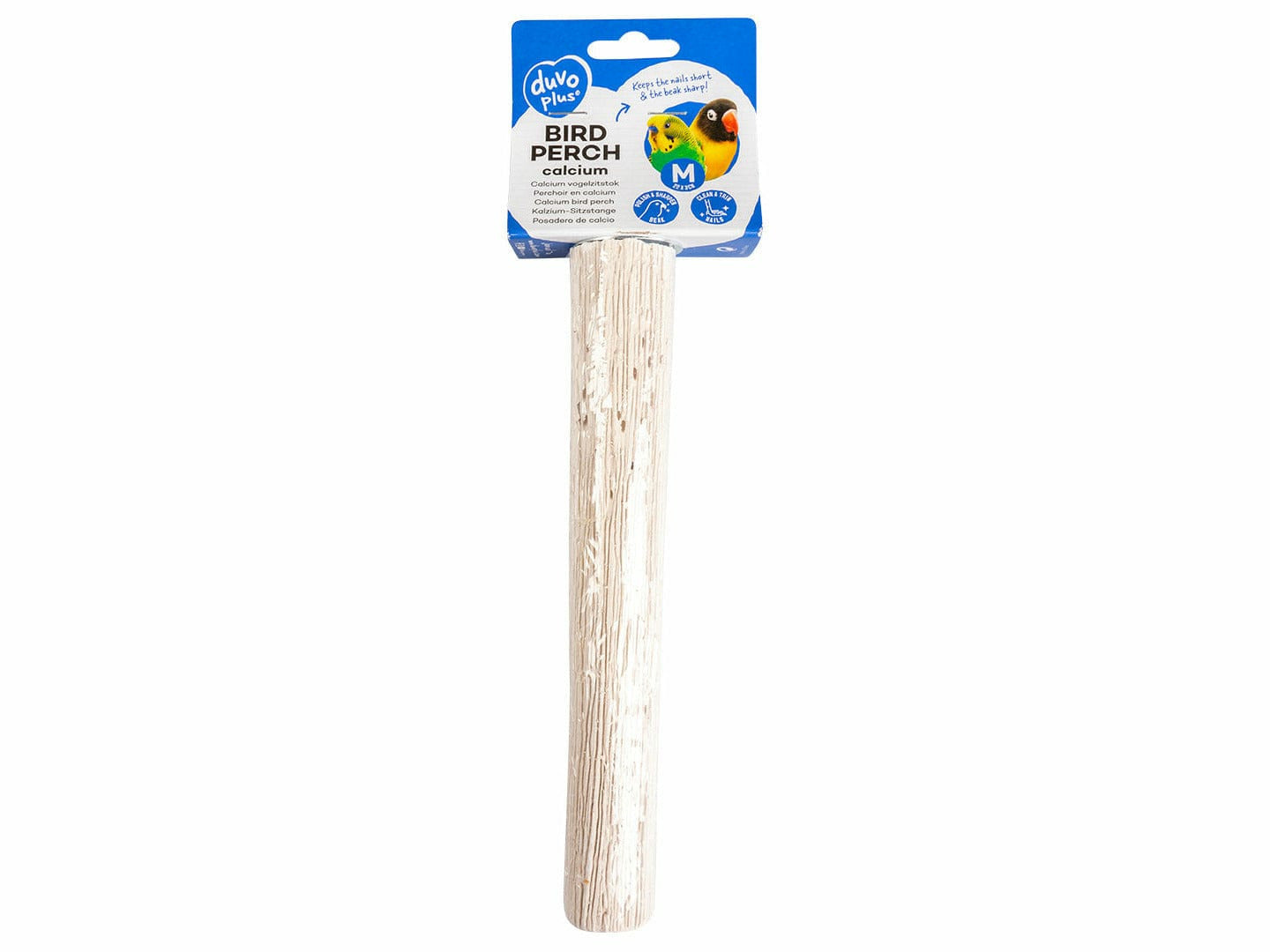 Calcium bird perch M - 20x3cm white – Pets Qatar