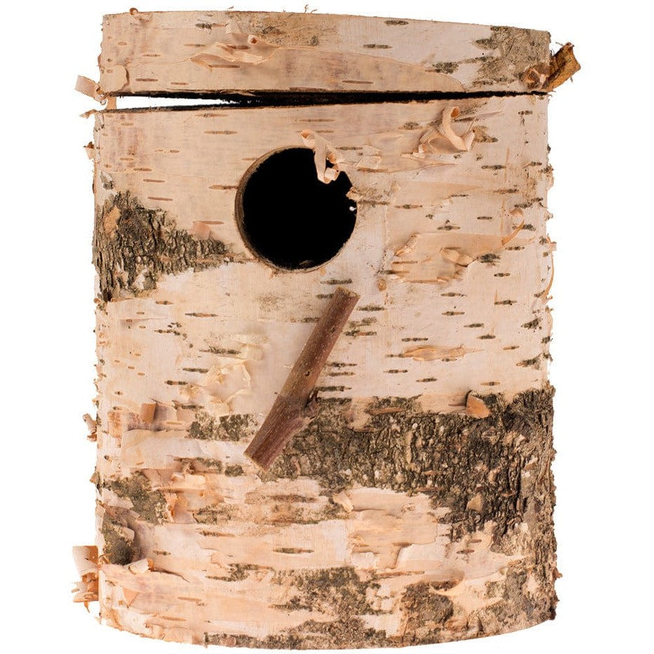 LOG NEST BOX LARGE BUDGIE 21x14x3,8cm – Pets Qatar