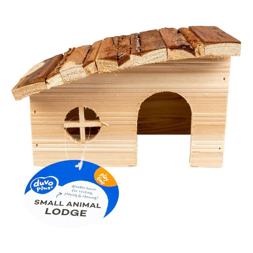 Small Animal Wooden Lodge Shed Roof – Pets Qatar
