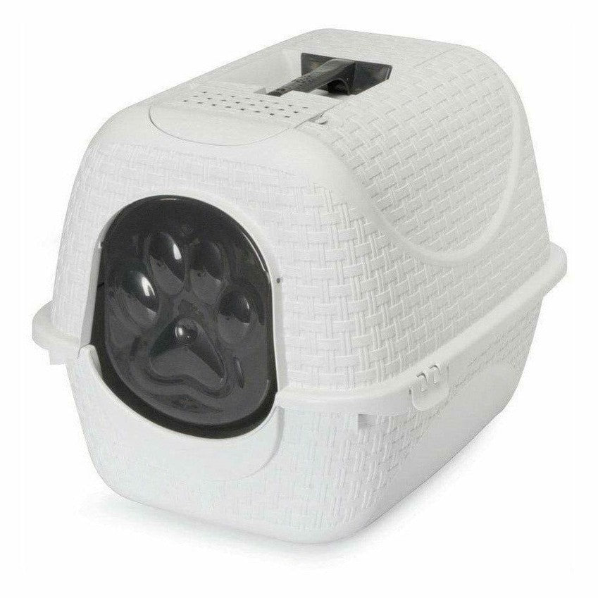 Polypropylene Cat Litter Box - Ice-Blue – Pets Qatar