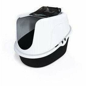 Tima Cat Toilet - L Black And White – Pets Qatar
