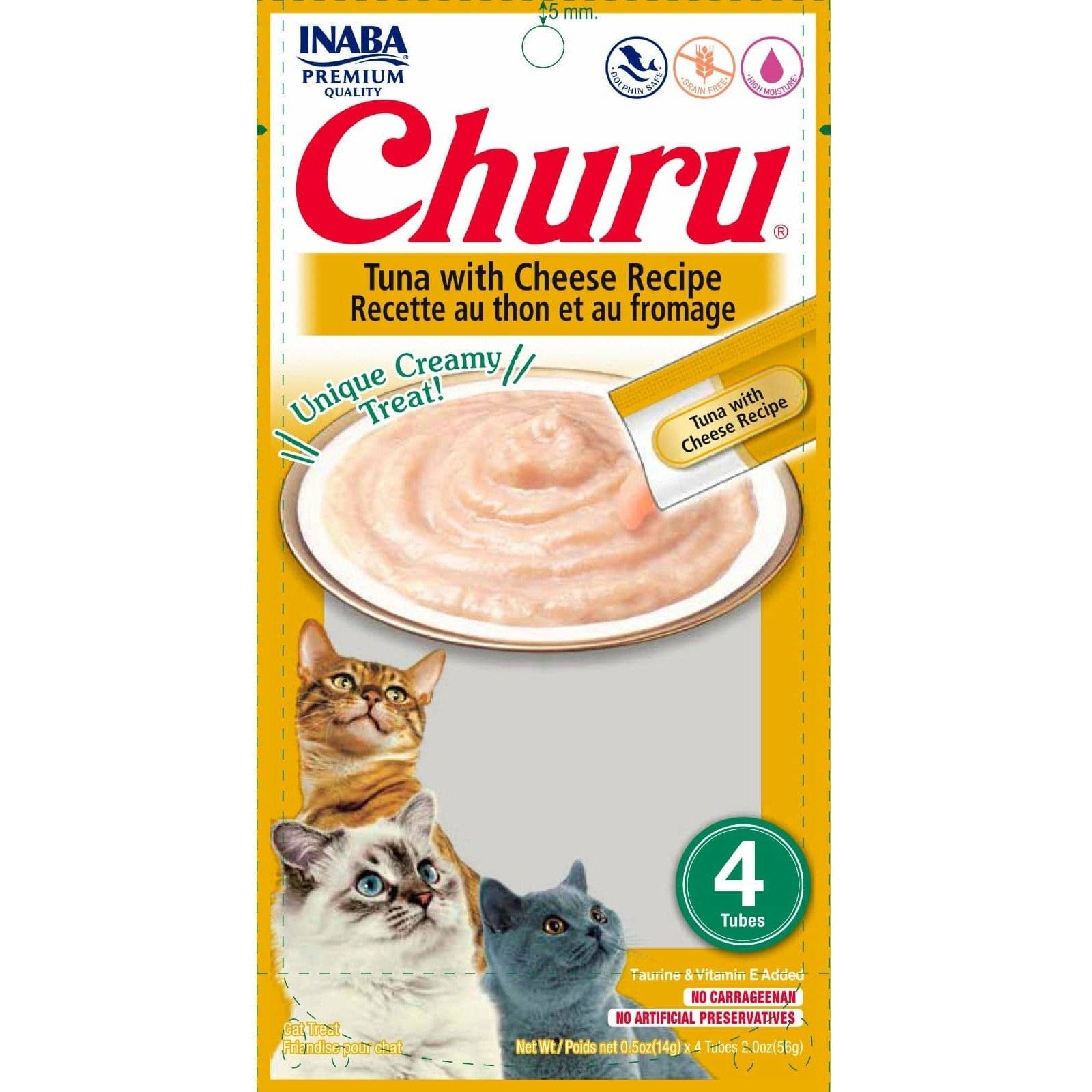 Churu Tuna with Cheese Recipe 4 tubes 56g – Pets Qatar