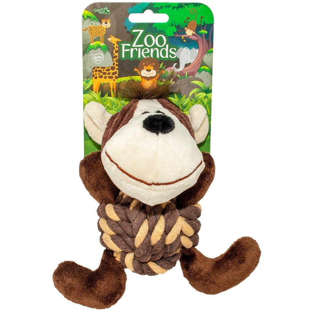 Zoo friends Morris monkey ball 17x16x10cm brown – Pets Qatar